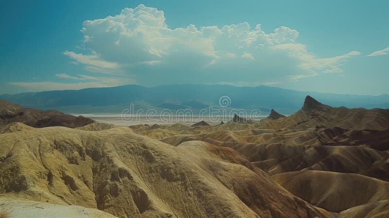 Sandy Landscape of an Alien Planet Stock Photo - Image of land, sunset ...