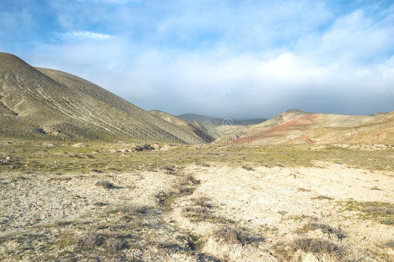 Sandy Mountains in the Steppe Stock Image - Image of rafael, asia ...