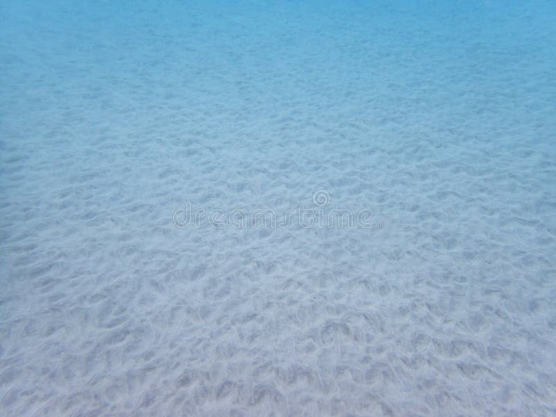 Sandy Ocean Floor Underwater with Patterns in Beige and Blue Stock ...