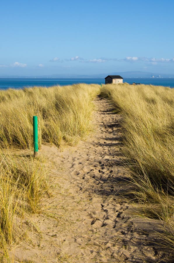 Sandy path to the beach stock photo. Image of vacation - 4773292