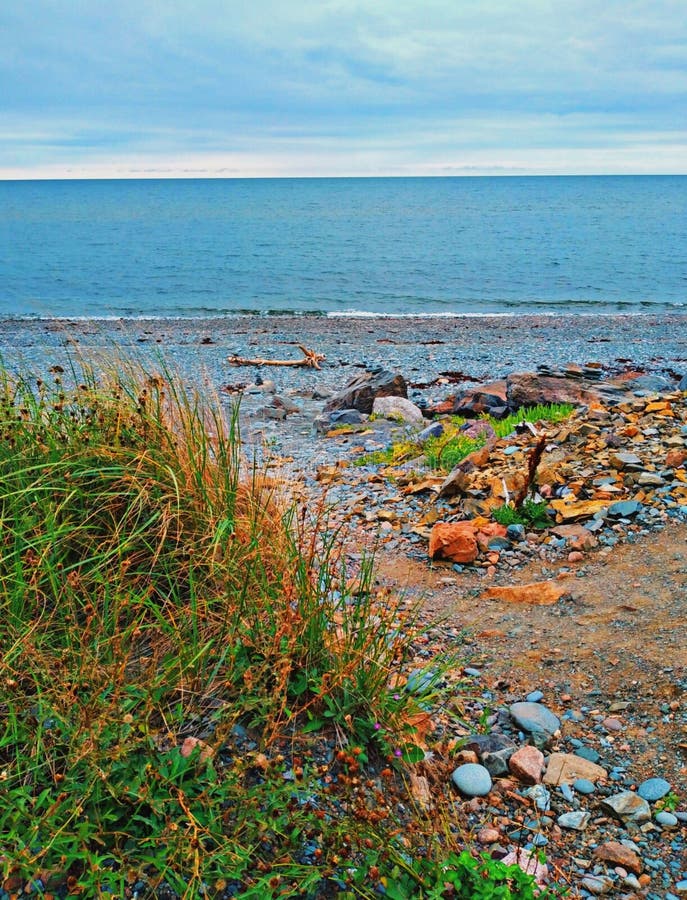 Sandy Path Towards Beach with View of Ocean Stock Photo - Image of ...