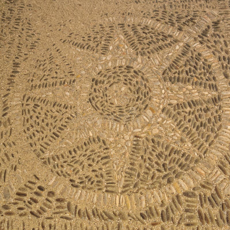 Sandy Patterned Greek Pathway Tile Stock Image - Image of sightseeing ...