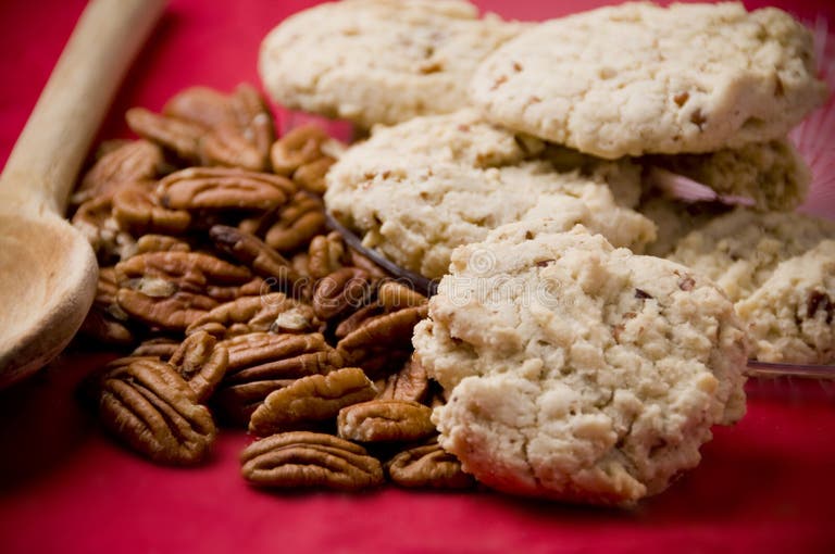 Sandy Pecans stock image. Image of pecans, holiday, pastry - 69797883