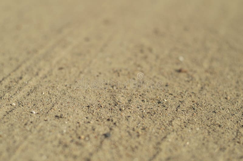 Sandy Road with Blur in the Sunlight Stock Image - Image of building ...