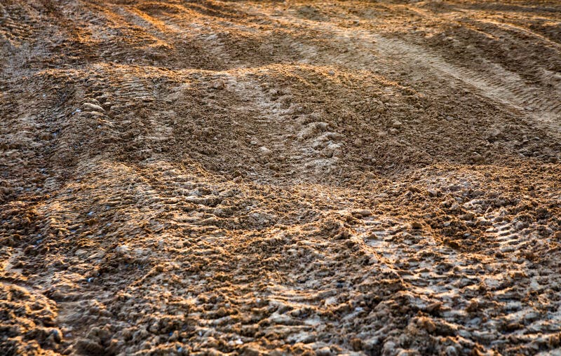 Sandy road in the quarry stock image. Image of sheen - 205270207
