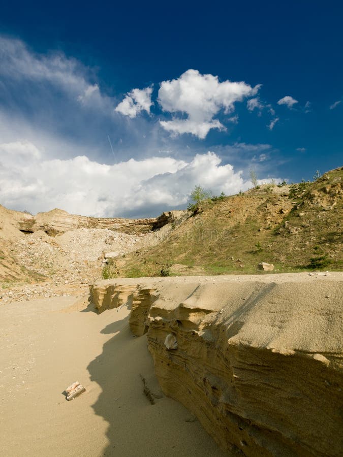 Sandy rocks stock photo. Image of pattern, scene, outdoors - 26119846