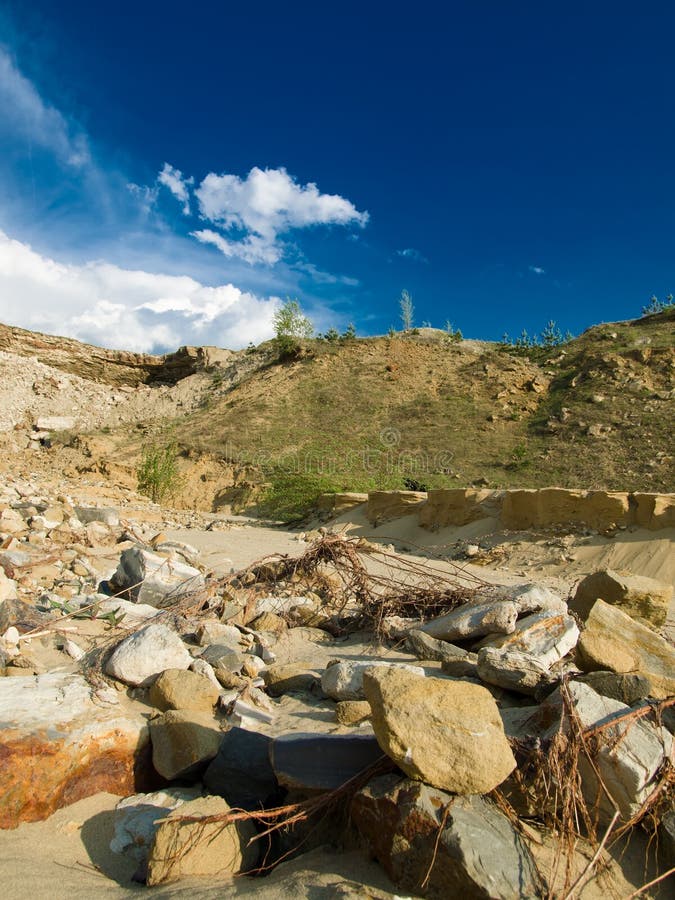 Sandy rocks stock photo. Image of hill, vacations, tranquil - 26133502