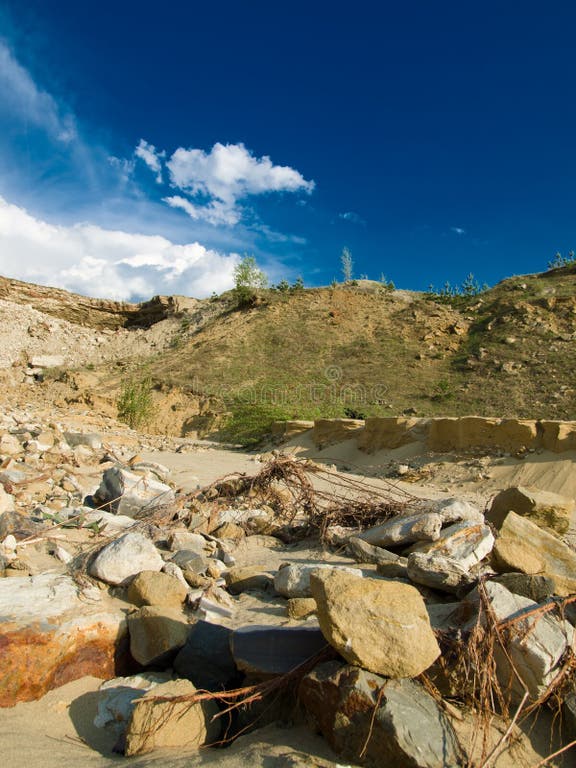 Sandy rocks stock photo. Image of hill, vacations, tranquil - 26133502