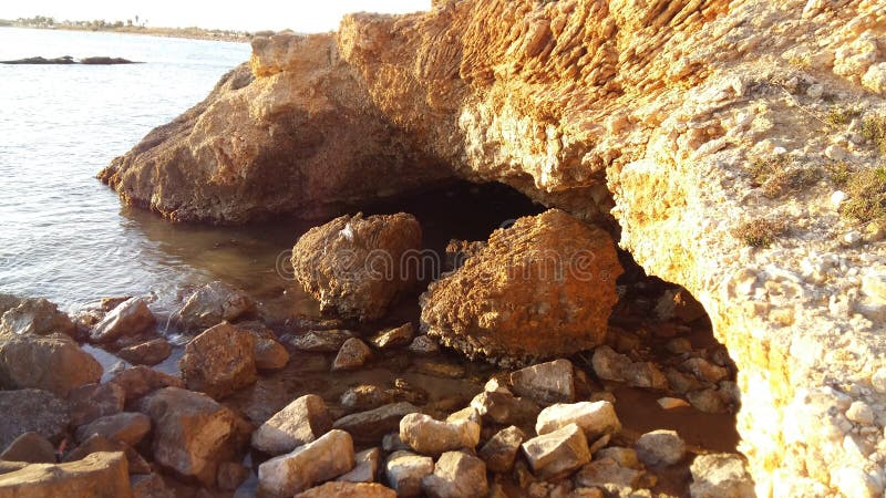 Sandy rocks. stock image. Image of rocks, southcoast - 97010841