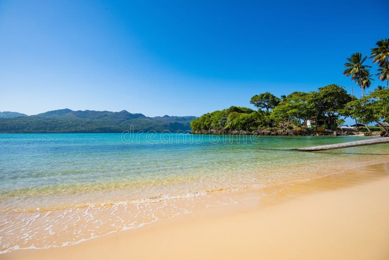 Sandy sea beach stock image. Image of beach, season, maritime - 64438915