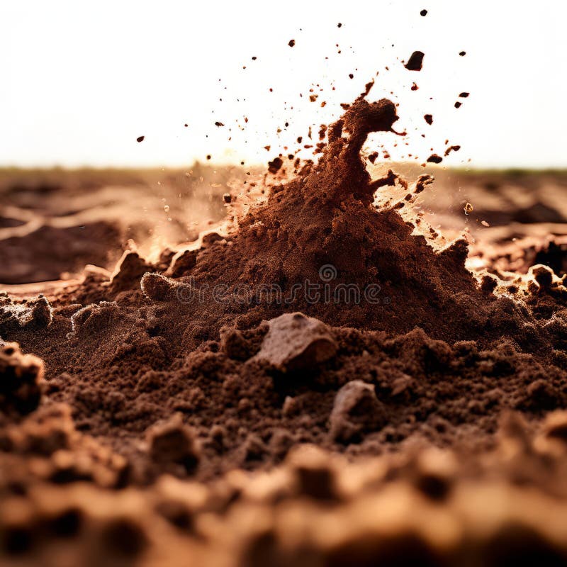 Sandy Soil Light Well Draining Soil Composed of Large Particle Stock ...