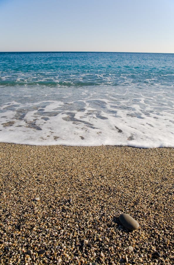 Sandy-Strand stockbild. Bild von reise, sand, frontseite - 3927637