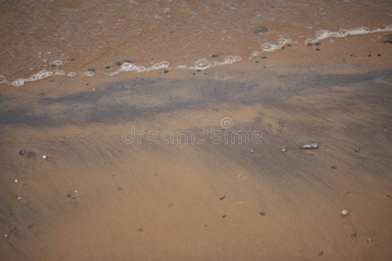 Sandy-Strand und Ozean stockfoto. Bild von sand, küste - 10714264