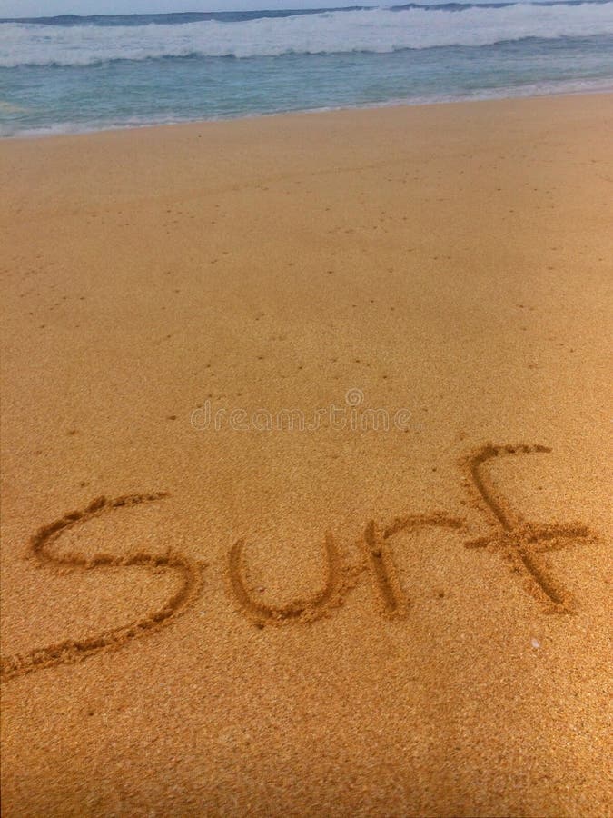 Sandy Surf stock image. Image of surfer, tropical, oahu - 50112427