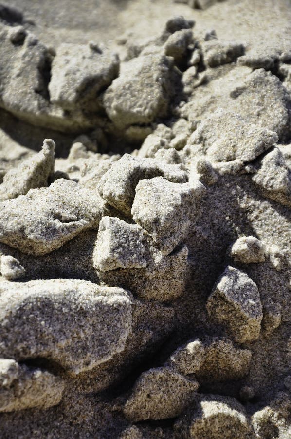 Sandy surface on the beach stock image. Image of desert - 216932275
