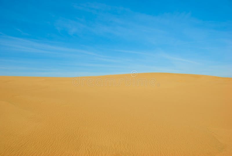 Sandy terrain stock photo. Image of desert, horizon, wallpaper - 27459478