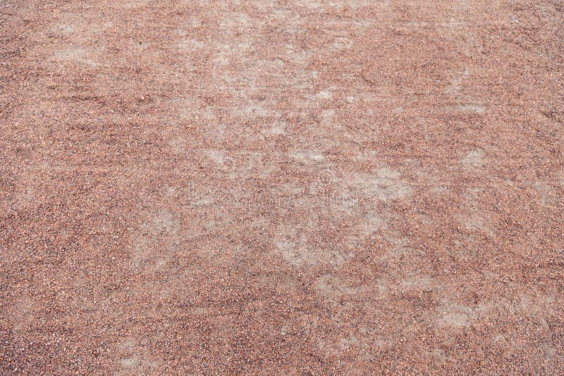 The Sandy Texture of the Red Road Stock Photo - Image of brown, color ...