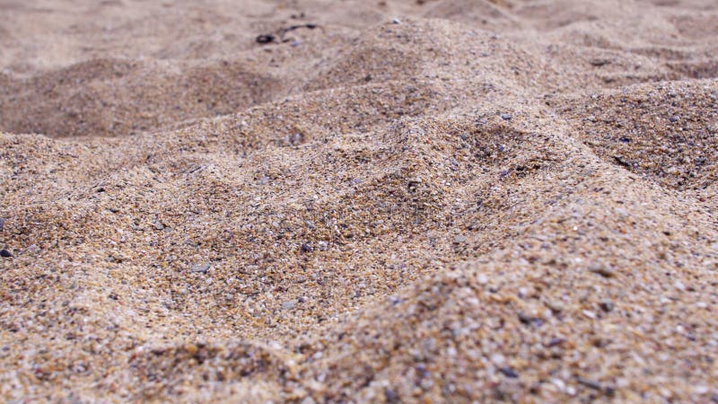 Sandy Textures on the Beach Stock Image - Image of grains, depth: 143525863