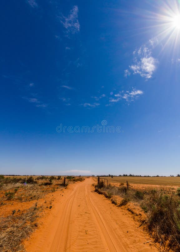 Sandy Track stock photo. Image of outdoors, orange, endless - 70611848