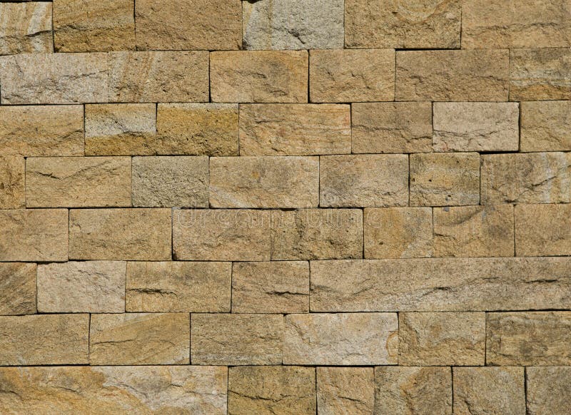 Sandy Yellow stone wall stock photo. Image of yellow - 50436668