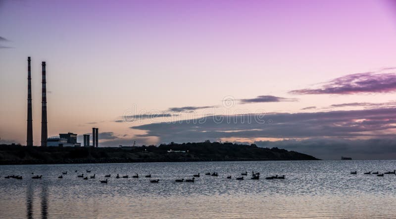 Sandymount Strand Sunrise stock photo. Image of light - 62885030