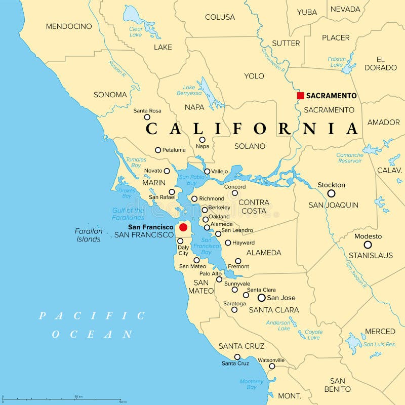 San Francisco Bay Area, Region of the U.S. State California, Political ...
