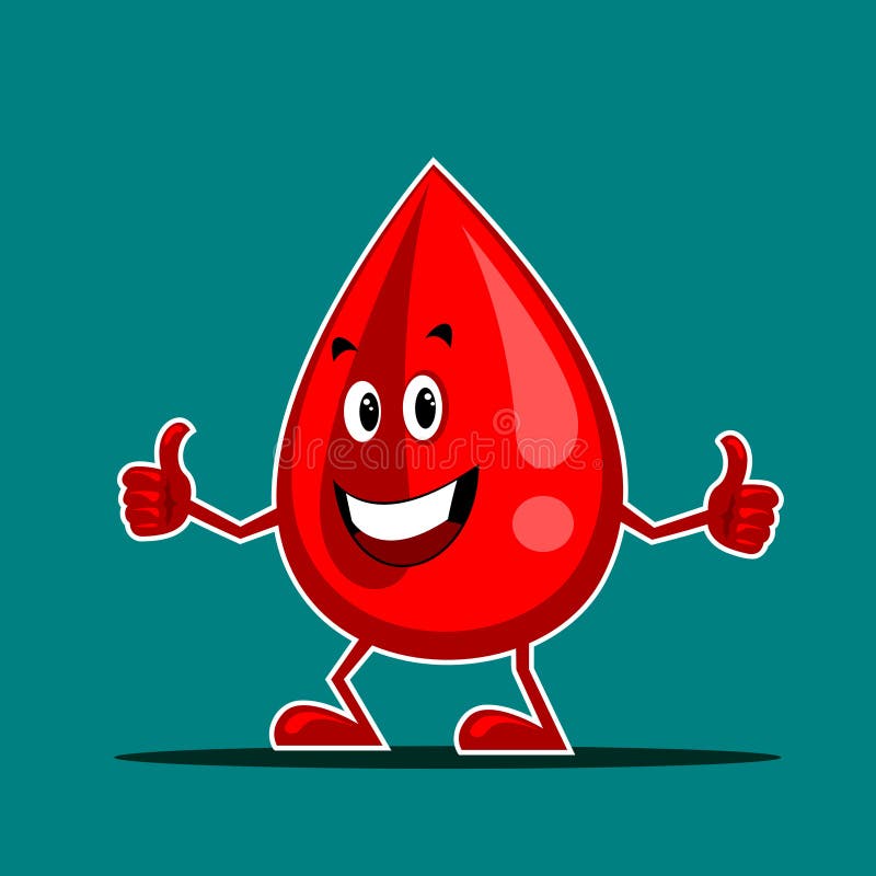 Personnage De Dessin Animé Sur La Transfusion Sanguine Illustration de ...