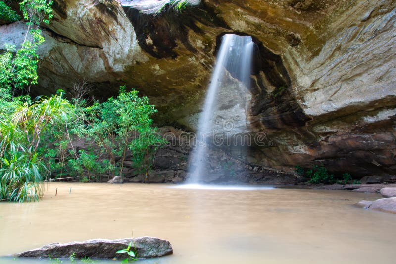 Sang Chan Waterfall, Moonlight Waterfall - Ubon Ratchathani, Thailand ...