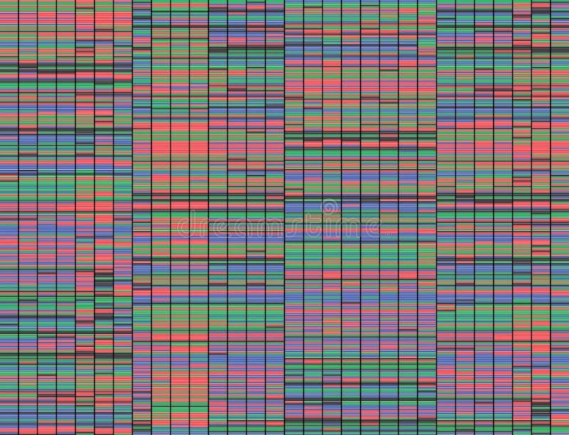 DNA Sequencing Sanger Digital Background Binary Code Stock Illustration ...
