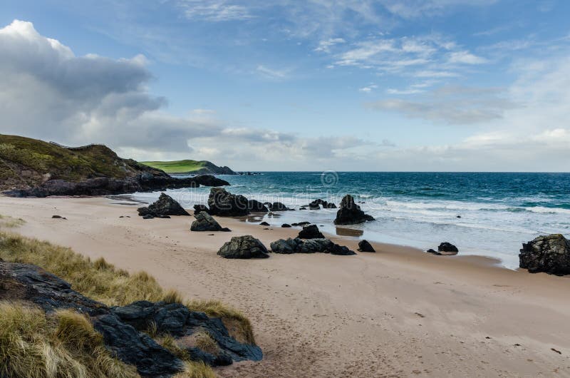 Sango sands stock photo. Image of north, beach, beaches - 31876014