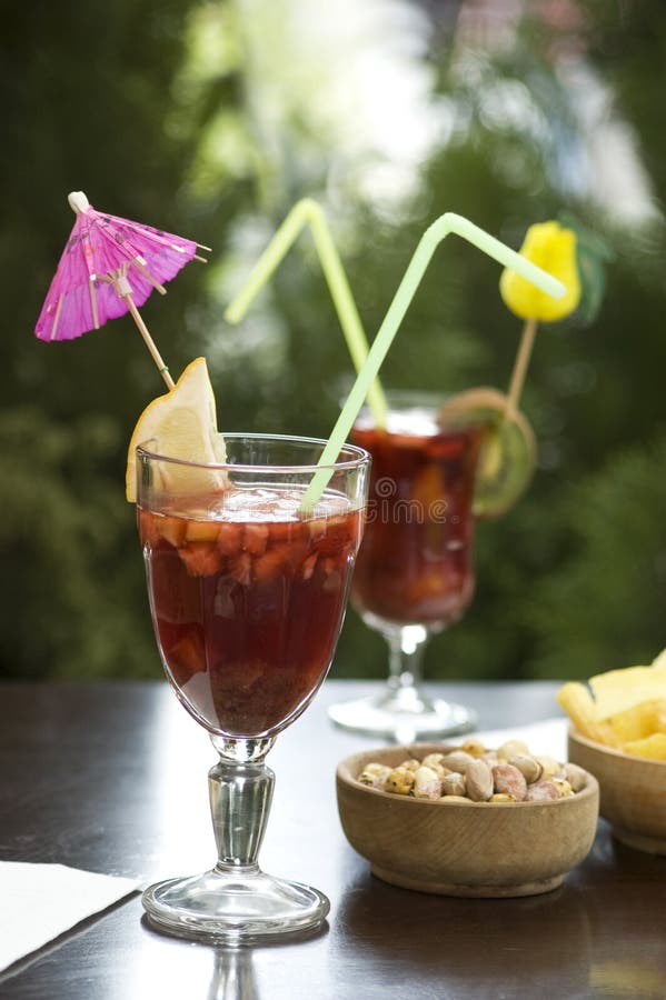 Sangria cocktail stock photo. Image of apple, alcohol - 11271572