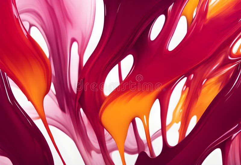 SANGRIA Color Drop Paint Abstract Background Stock Illustration ...