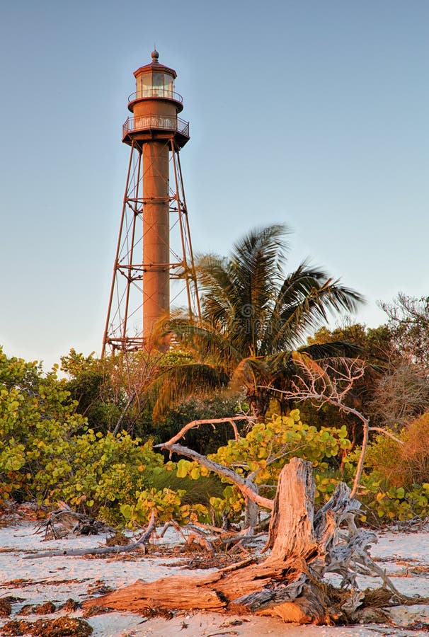 Sanibel Island Lighthouse stock image. Image of architecture - 36125191