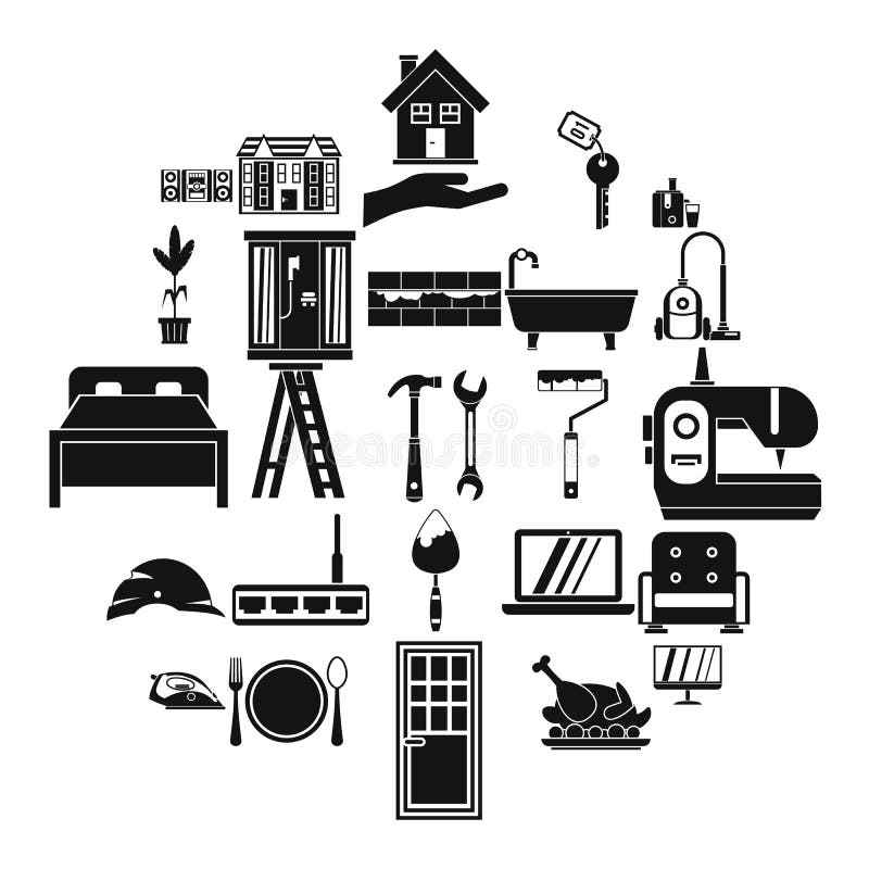 Engineering Icons Set Simple Style Stock Illustrations – 1,153 Engineering Icons Set Simple ...