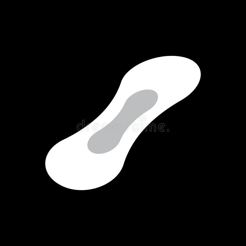 Sanitary pad icon stock vector. Illustration of injury - 272256723