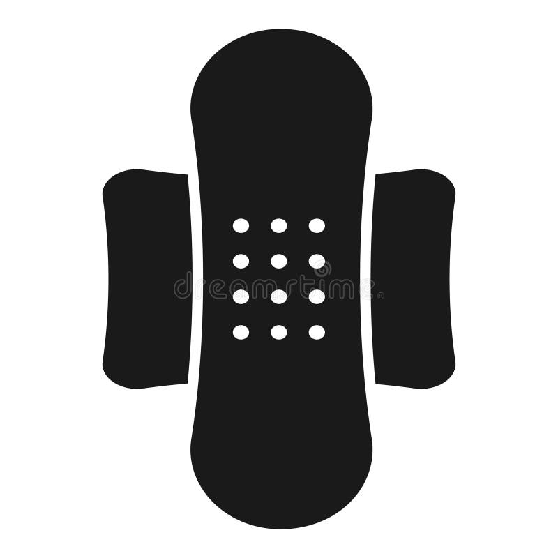 Sanitary pad icon stock illustration. Illustration of protection ...