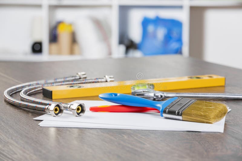 Sanitary tools stock photo. Image of plumber, tool, plastic - 53210222