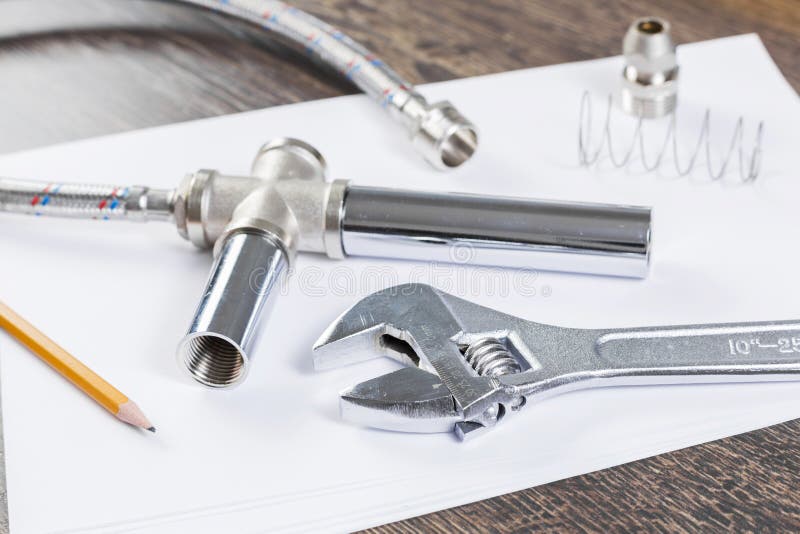 Sanitary tools stock image. Image of copper, metal, plastic - 53104549