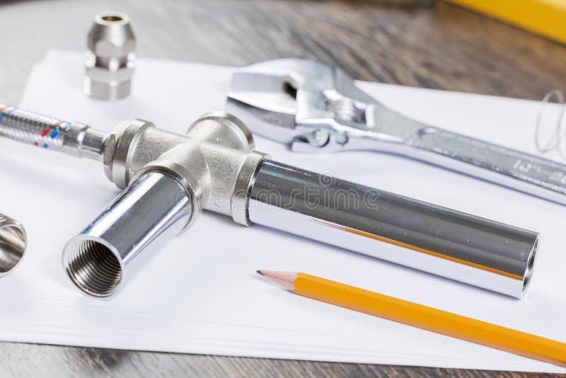 Sanitary tools stock image. Image of tool, sheet, plumbing - 53149119