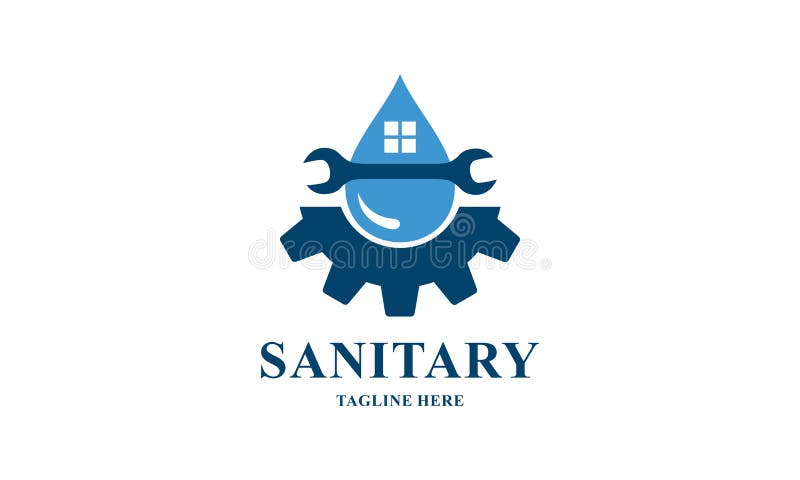Sanitary Ware Logo Design of Icon Vector Illustrations Stock ...