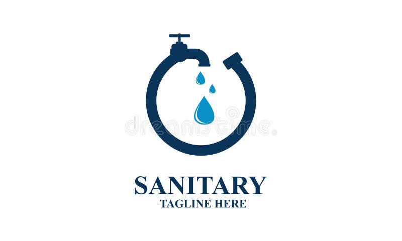 Sanitary Ware Logo Design of Icon Vector Illustrations Stock ...