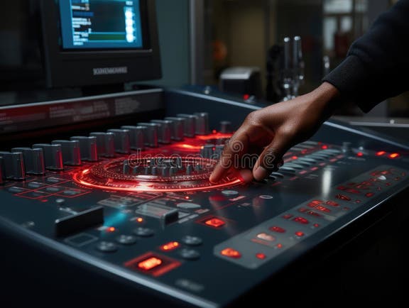 Sanitized Touchless Elevator Control Panel in Modern Office Stock ...