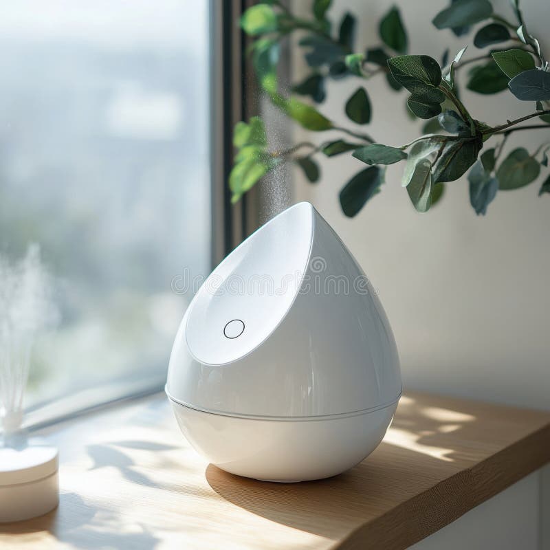 Droplets of Sanitizer Dispersing in Sunlight from a Modern Diffuser ...