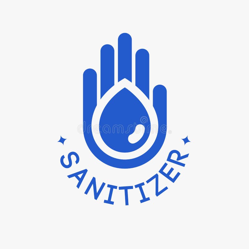 Hand sanitizer logo stock vector. Illustration of sanitizer - 177304284