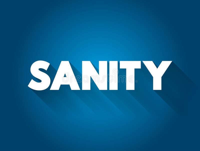 Sanity Stock Illustrations – 291 Sanity Stock Illustrations, Vectors ...