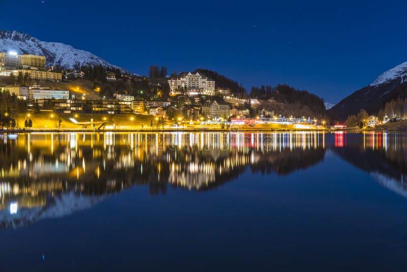 Sankt Moritz in Svizzera fotografia stock. Immagine di moritz - 82681854