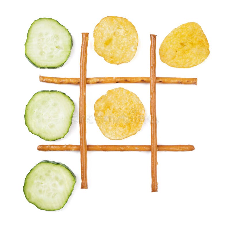 Sano Contra La Comida Malsana Imagen de archivo - Imagen de postre ...