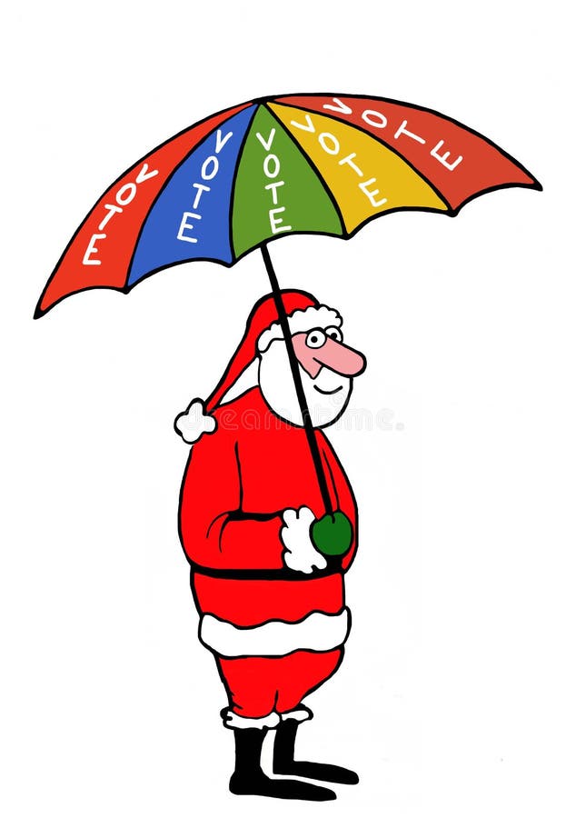 Santa Voting Stock Illustrations – 160 Santa Voting Stock Illustrations ...