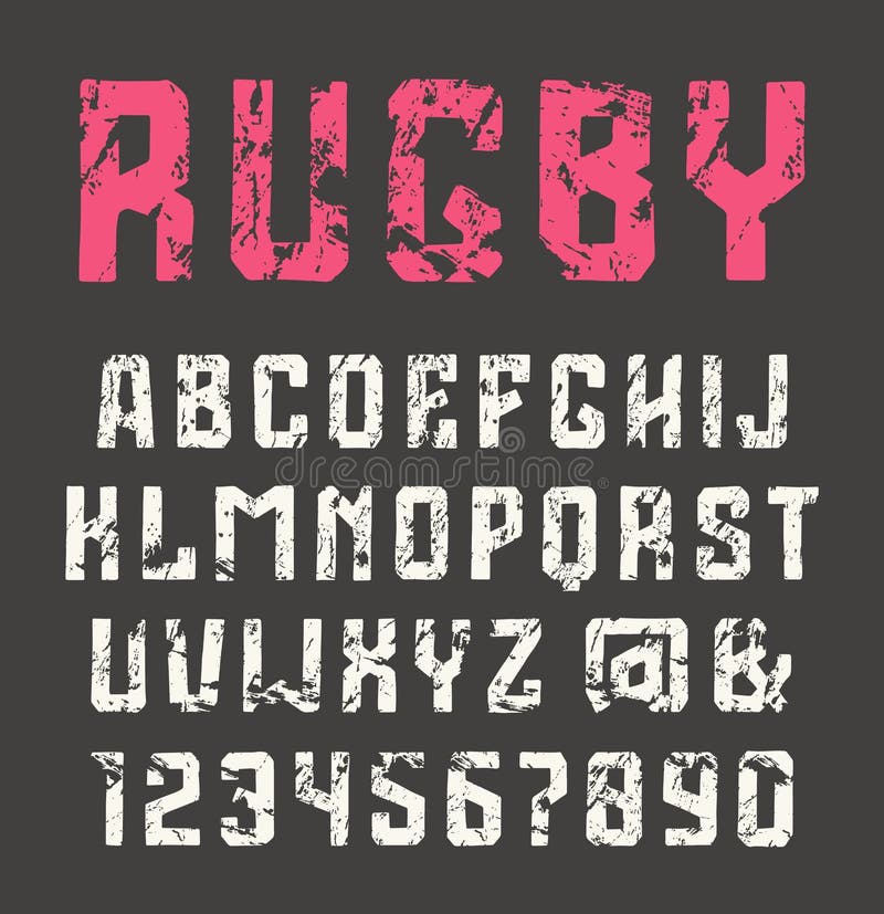 Rugby Font Stock Illustrations – 1,052 Rugby Font Stock Illustrations ...