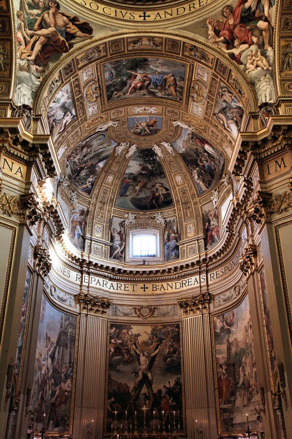 Sant Andrea Della Valle, Rome Photo stock éditorial - Image du ...